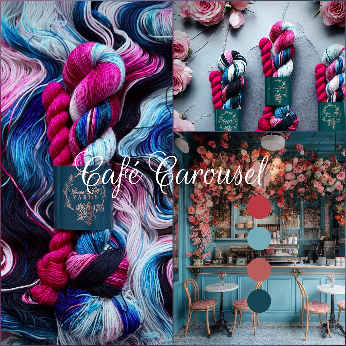 February's Cafe Carousel Club – Rose Hill Yarns